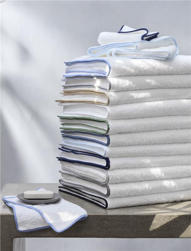 Cairo white Bath Towels Matouk