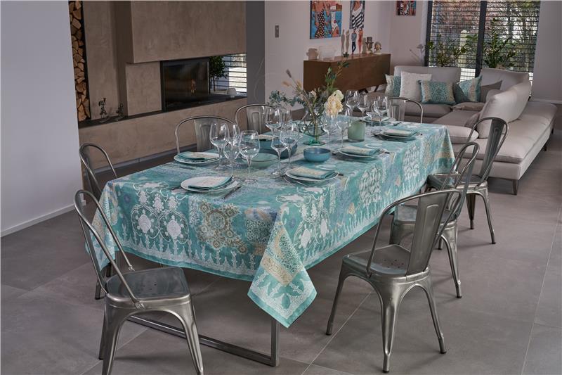 Rialto jade Table Linens by Beauville