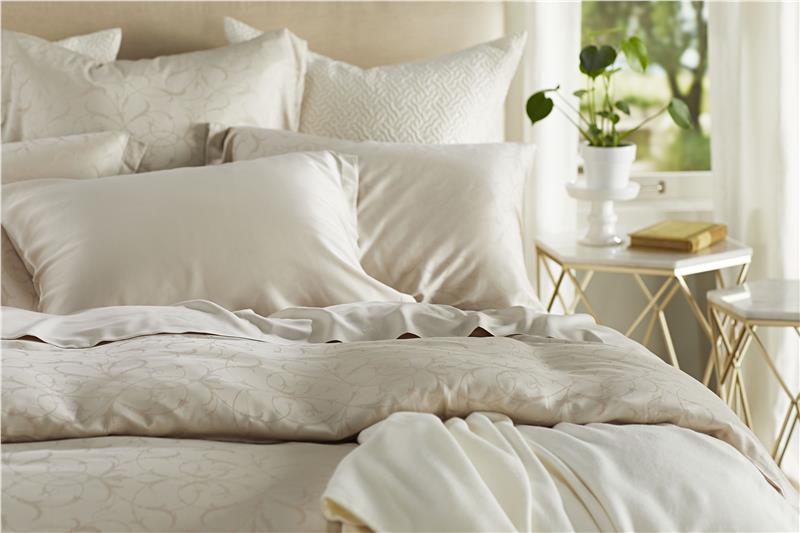 Legna Seville almond Bed Linens by SDH