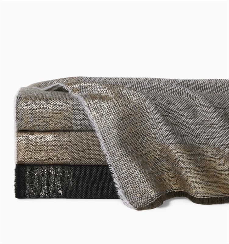 Metallic throw by SFERRA
