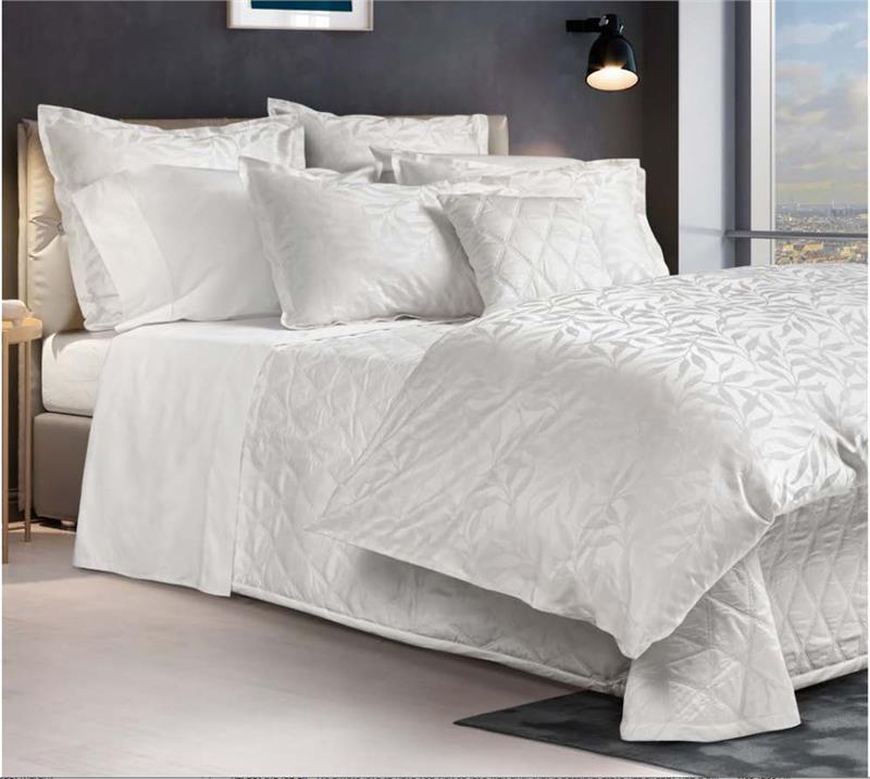 Argentario White or Ivory Bed Linens by Signoria di Firenze